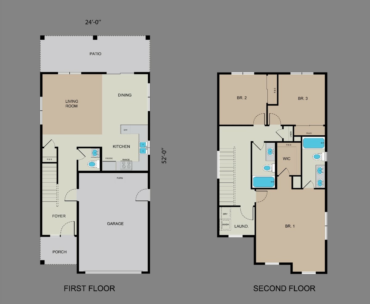 Small Two Story House Floor Plans