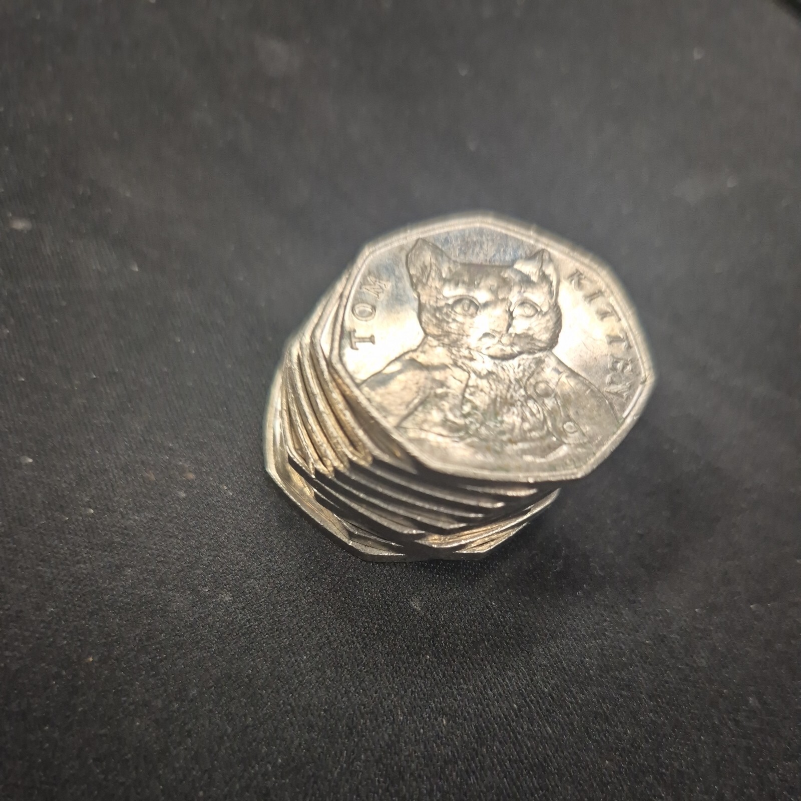 2017 Beatrix Potter Tom Kitten UK 50p Fifty Pence Royal Mint Circulated ...