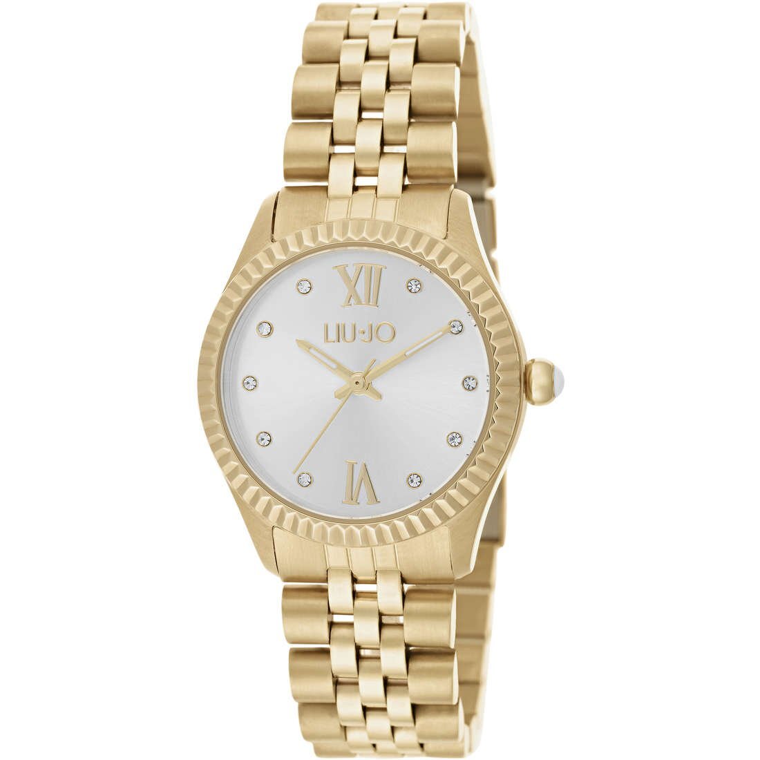 Womens Wristwatch LIU JO Luxury TINY TLJ1137 Stainless Steel Golden ...