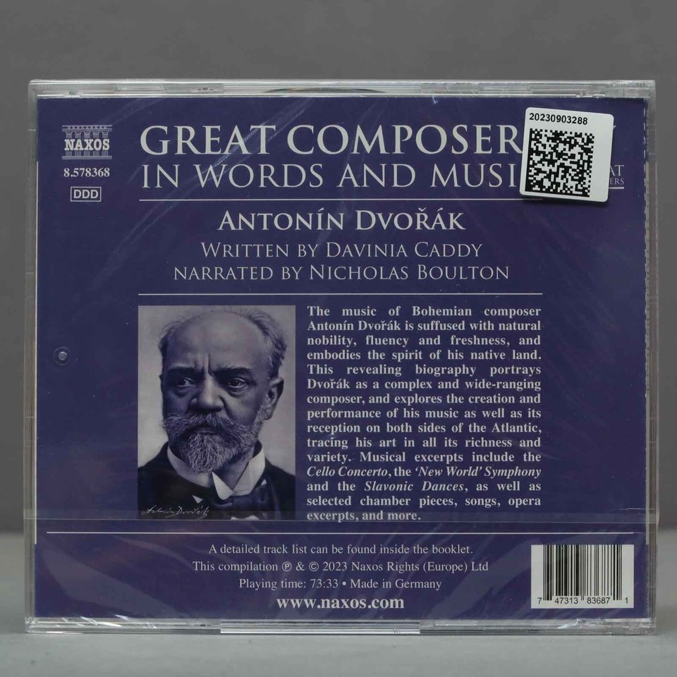 CD. Antonin Dvorák Great Composers in Words and Music. PRECINTADO | eBay