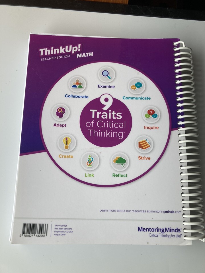 ThinkUp! Math Teacher Edition Level 2 Book Think up Grade 2 | eBay