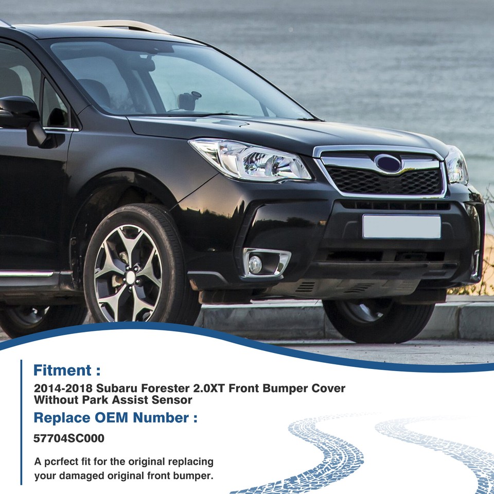 Front Bumper Cover Fascia For 2014-2018 Subaru Forester 57704SG021 | eBay