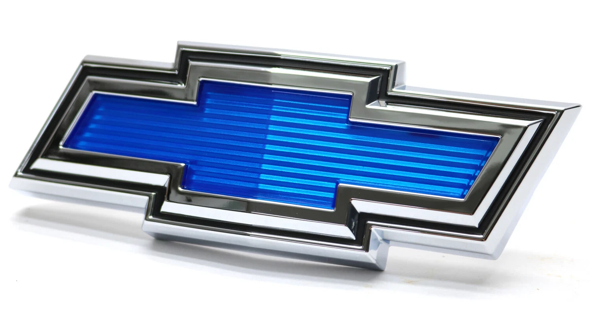 Hood Emblem Bowtie Blue Chevrolet C10 1971-1972, 48% OFF