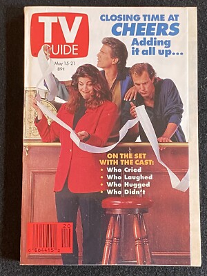 TV Guide Cheers Final Episode #2094 - May 15-21, 1993 Ted Danson ...