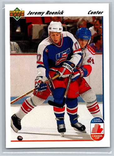 1991-92 Upper Deck #36 Jeremy Roenick USA Hockey Card | eBay