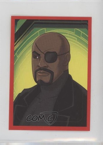 2014 Panini Marvel Ultimate Spider-Man Album Stickers Nick Fury #145 ...
