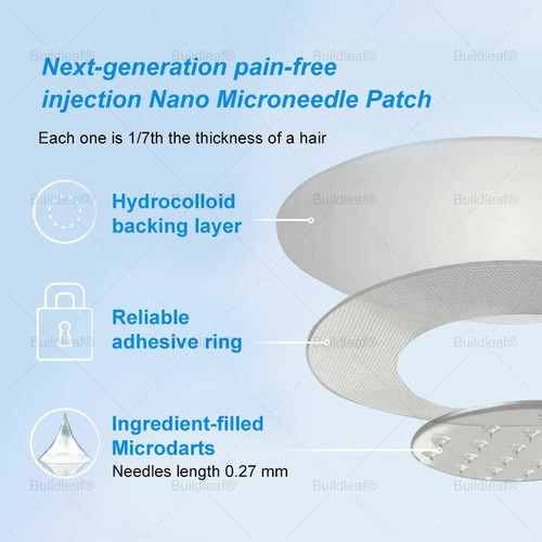 GLP-1 Nano Microneedle Slimming Patch Instant for Weight Loss Patches ...