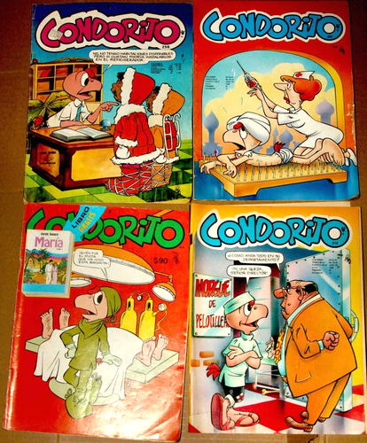 4 Condorito Comics Magazine 1980's Quinceales Spanish Memin Fine+++ | eBay