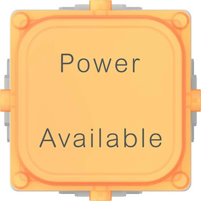 Clipsal 40 Series LED Power Indicator POWER AVAILABLE 250V Amber ...