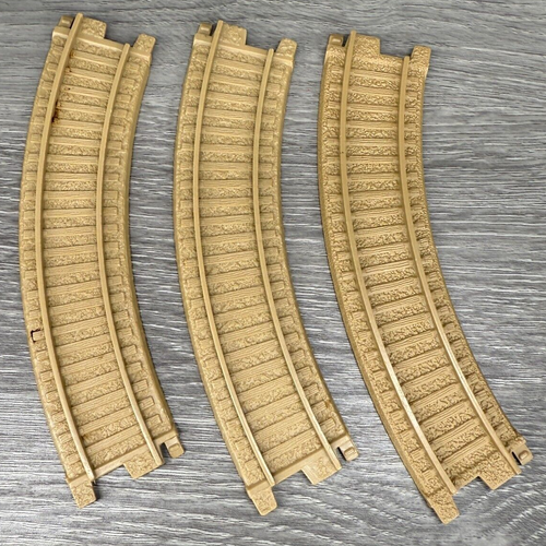 Vtg Mattel Hot Wheels Railroad Amtrak SuperRails Train - 3 Curved Track ...