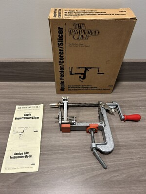 Pampered Chef Apple Peeler/ Corer/ Slicer Model #2430 In Original Box ...