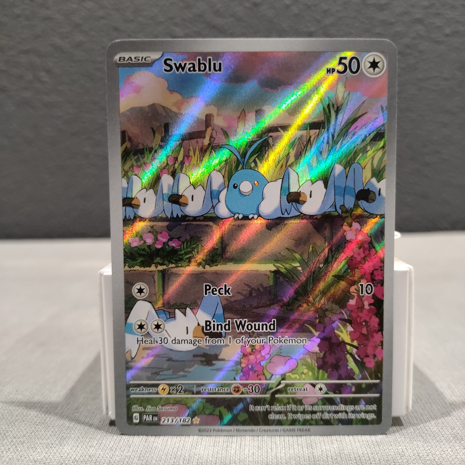 Swablu 213/182 Paradox Rift Illustration Rare Holo Pokemon Card | eBay