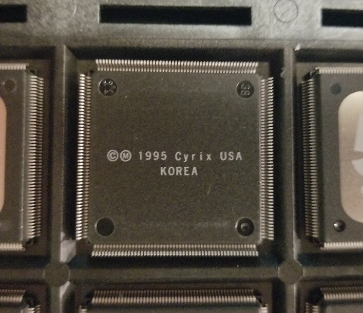 RARE Cyrix 5x86-120QP 120 MHz CPU, unused 486 upgrade processor, USA ...