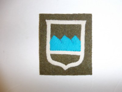 b5988 WW1 US Army 80th Infantry Division Shoulder Patch wool Blue Ridge ...