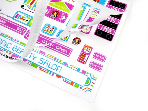 CUSTOM STICKERS FOR BIONIC BEAUTY SALON BIONIC WOMAN - SIX MILLION ...