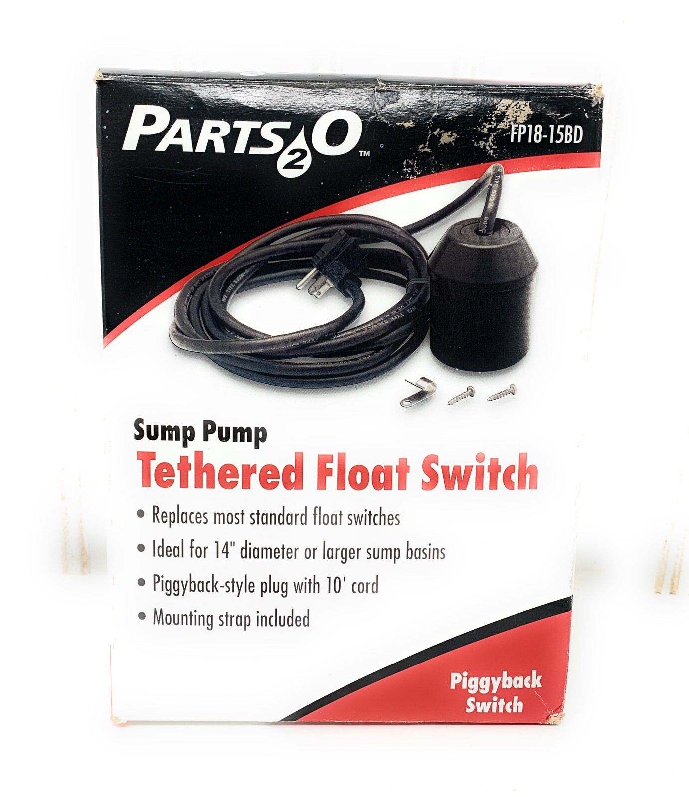 Parts 2O Sump Pump Pedestal Float Switch FP18-15BD Piggyback Switch | eBay