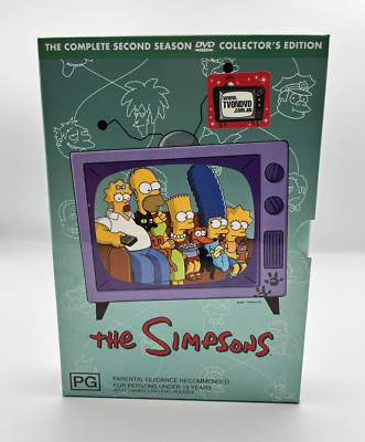 The Simpsons Complete Second Season Collector's Edition 4 DVD Disc Set ...
