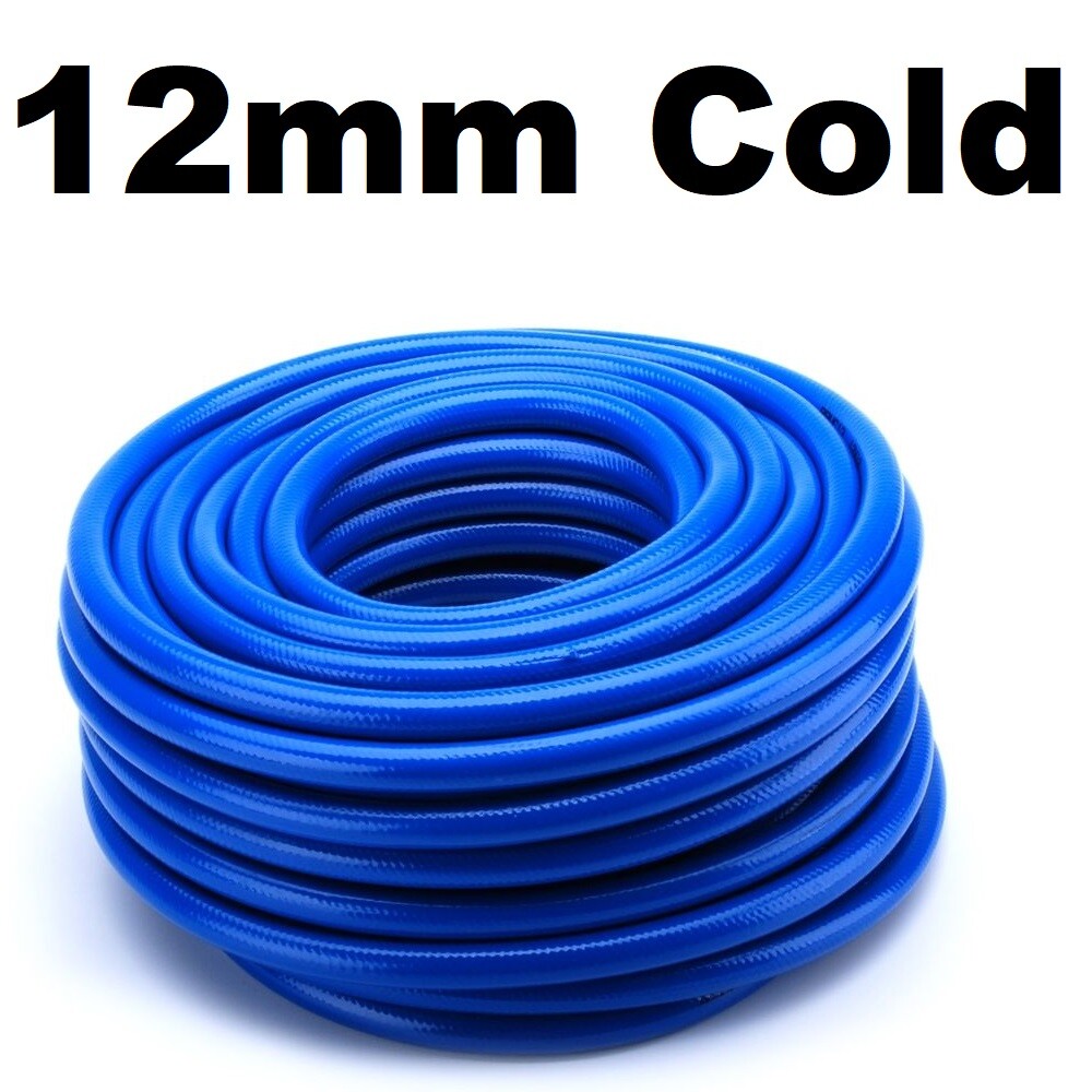 Caravan Fresh Water Pipe 12mm Blue Cold Red Hot All Lengths Food Grade ...
