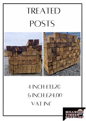 6x6 fence posts | eBay UK