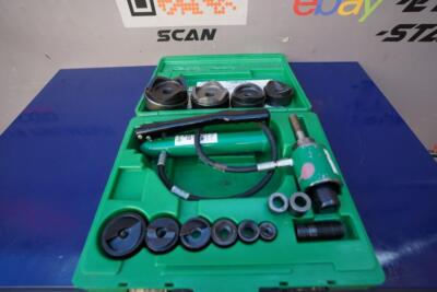Greenlee 7310 1/2 to 4 inch Hydraulic Knock Out Punch and Die Set # 1 ...