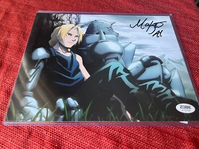 Maxey Whitehead Signed 8x10 Photo Al Fullmetal Alchemist Zobie Coa | eBay