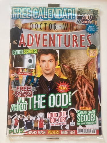 Doctor Who Adventures Magazine Issue 18 with Free Posters/Calendar 2006 ...