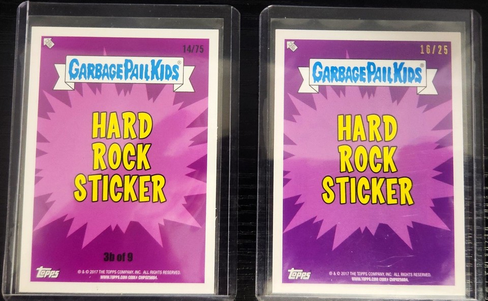 GPK Choking Cooper Alice Cooper Artist Autograph / Red Border #'d ...