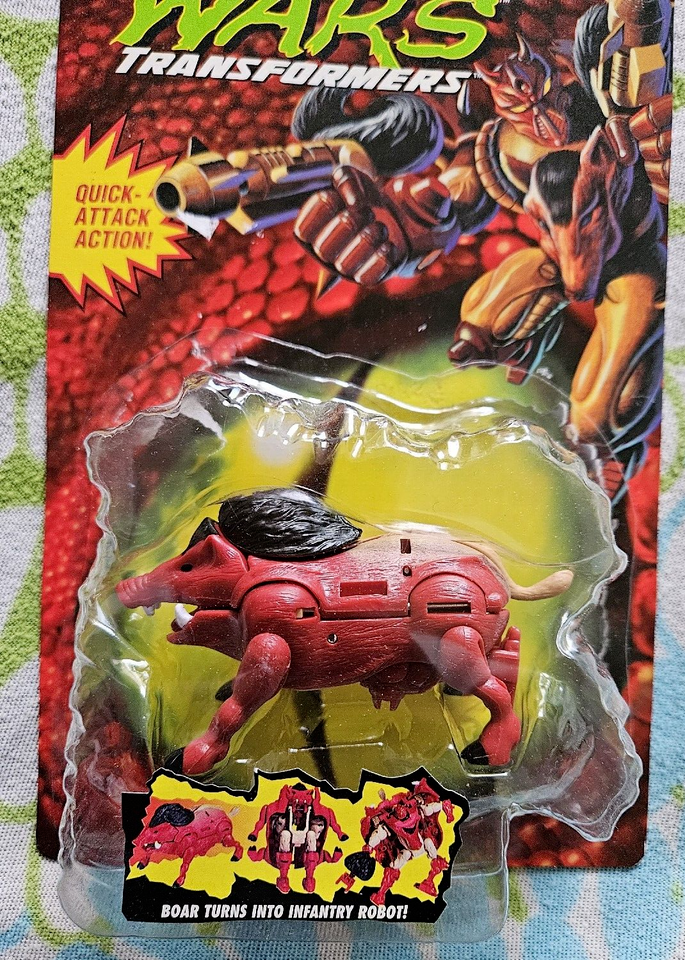 Transformers Beast Wars Original Razorbeast Moc Rock Bubble 1996 First ...