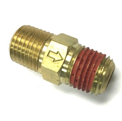 M2525 IN LINE BRASS BALL CHECK VALVE 1/4" X 1/4" MPT | eBay