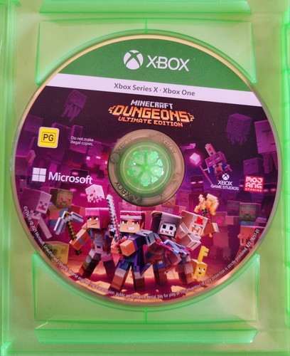 Minecraft: Dungeons - Ultimate Edition | DISC ONLY | Microsoft Xbox One ...