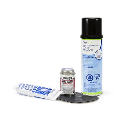 AquascapePRO Water Feature Repair Kit - Includes PVC Glue, Sealant ...