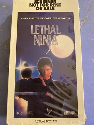 Lethal Ninja Vhs VIDMARK RELEASE! SUPER CHEESY NINJA ACTION!! Promo ...