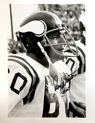Roy Winston Minnesota Vikings Signed 8x10 B/W Photo #1 W/COA | eBay