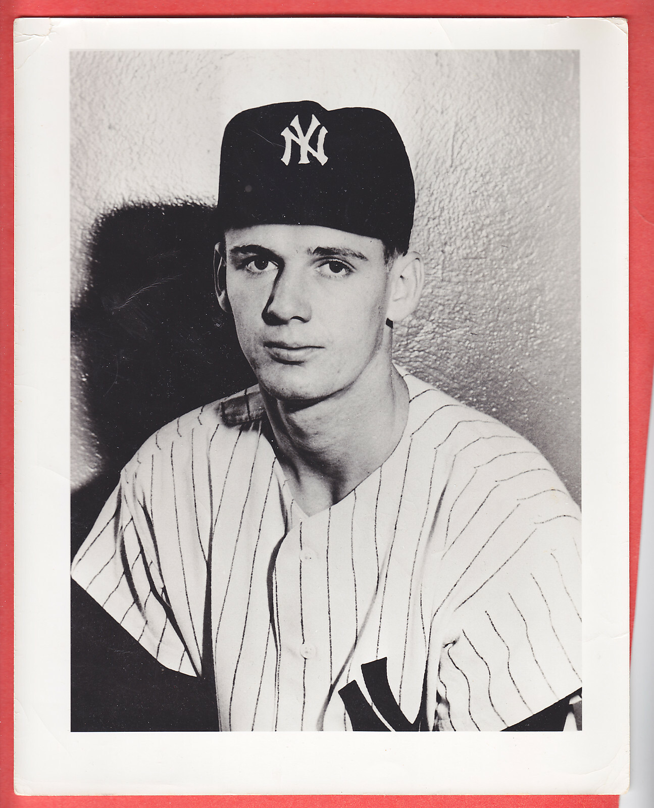 1955 YANKEES TEAM ISSUE GLOSSY 8 X 10 JOHNNY KUCKS ROOKIE | eBay