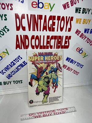 Vintage 1983 Marvel Super Heroes Colorform Set Sealed NOS Color Forms 🔥 ...
