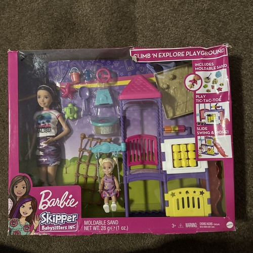 Mattel Barbie Skipper Babysitters Inc Climb N Explore Playground Dolls ...