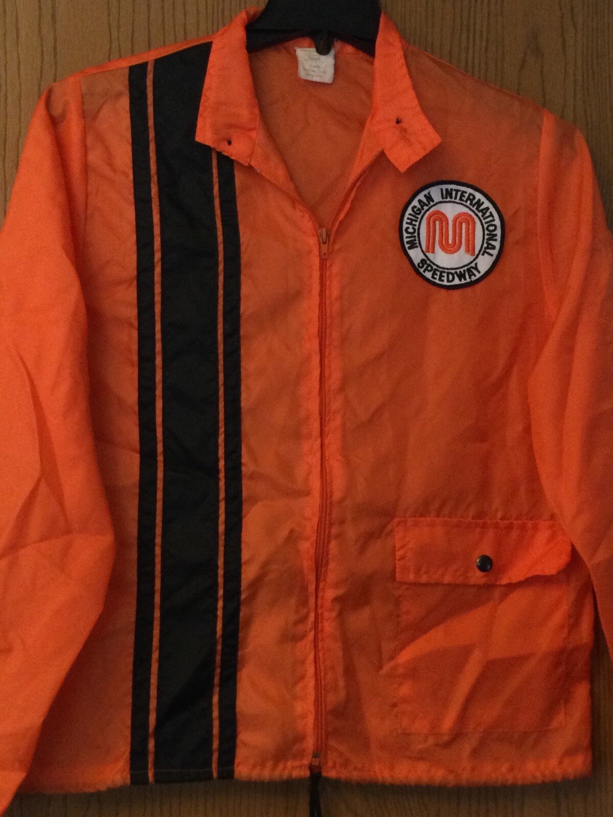 Michigan International Speedway - Orange Racing Jacket/Windbreaker - S ...