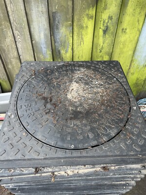 Polydrain 450mm Inspection Chamber cover Square Manhole Drain Cover ...