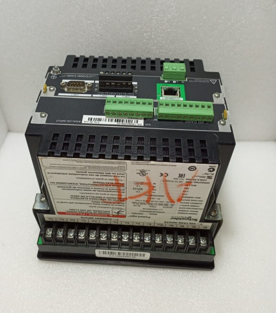 Schneider Electric ION7650 PowerLogic Energy and Power Quality Meter ...