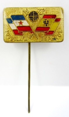 Vintage Old Yugoslavia v Spain, 21 October 1973 Match Lapel Pin Rare | eBay