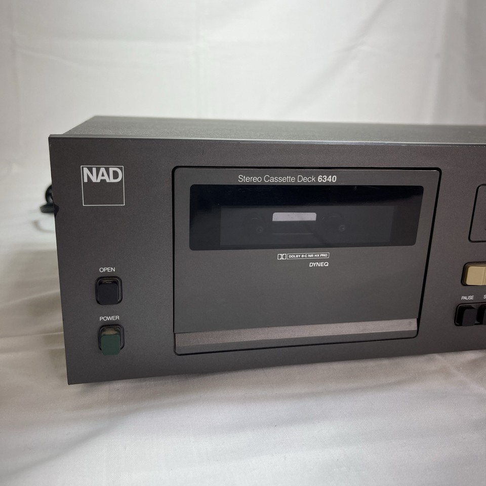 Nad 6340 Stereo Cassette Deck..Powers Up Only, ..Parts, Repair, Restore ...