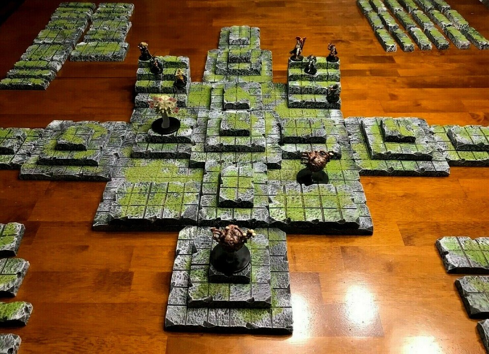Huge Dungeon Tile Modular Set Dungeons & Dragons Pathfinder d&d terrain ...