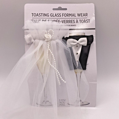 Bride and Groom Stem Wear Toasting Glass Formal Glass Wear-Wedding ...