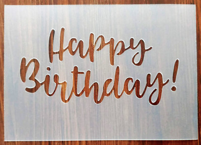Happy Birthday Stencils Printable