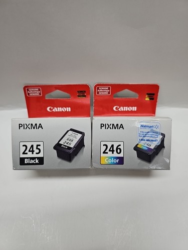 Genuine OEM Canon PG-245 Black & CL-246 Color Ink NEW FREE SHIPPING | eBay