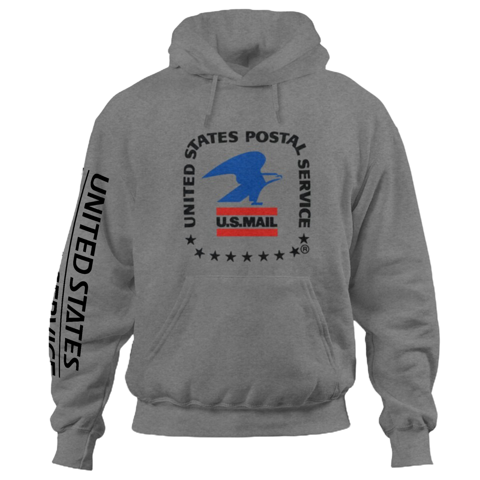 New USPS Sweatshirt Hoodie Funny American USA, Post Office Hoddie With ...