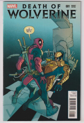 DEATH OF WOLVERINE #1 (OF 4) DEADPOOL MEMORIAL VAR (MARVEL 2014) "NEW ...