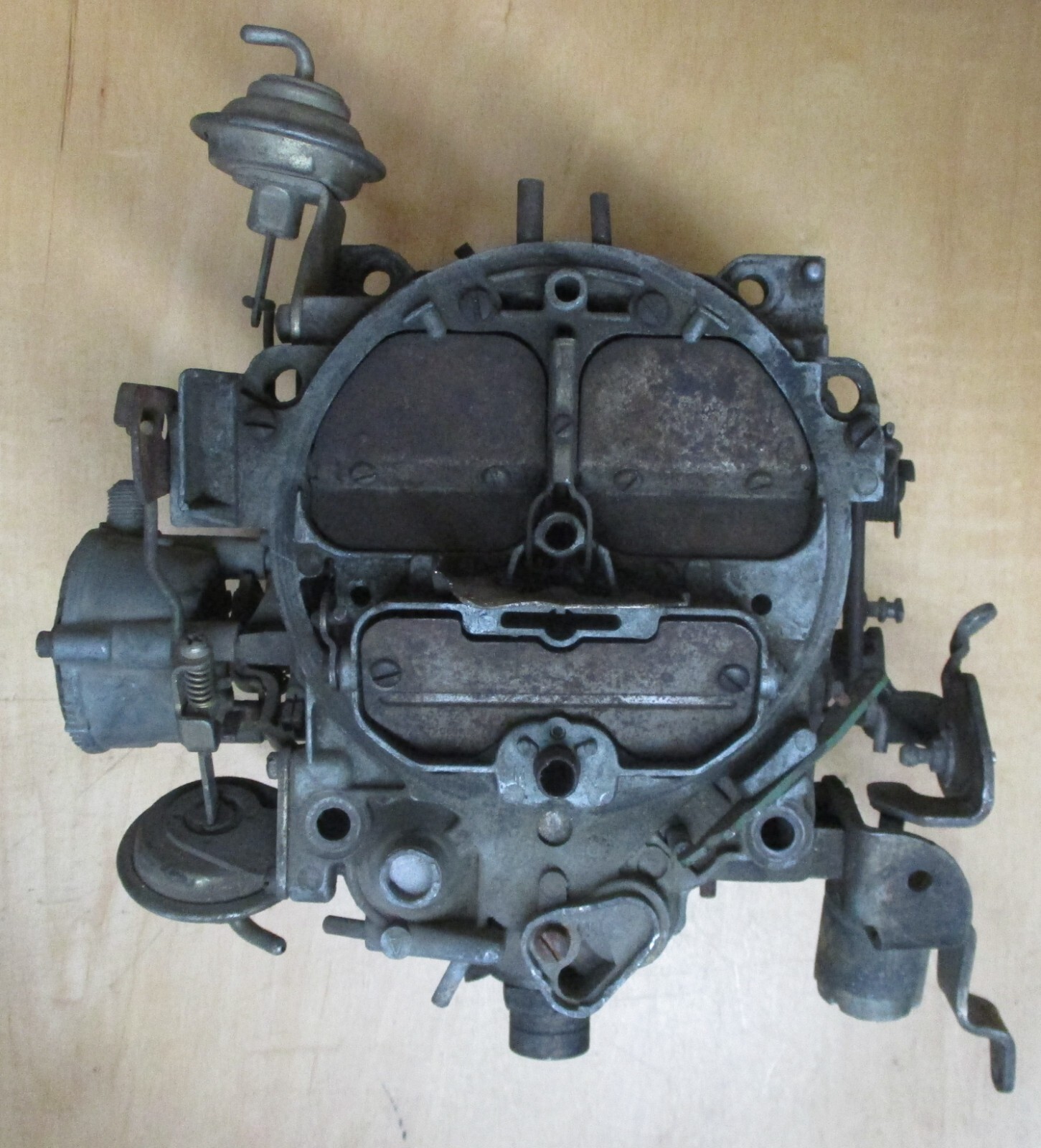 USED 4 BARREL ROCHESTER Q-JET CARBURETOR 17057256 BAA 1647 R4-M4MC 1977 ...