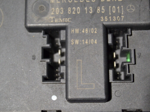 Front Left Door Control Module A2038201385 For Mercedes C-Class W203 ...