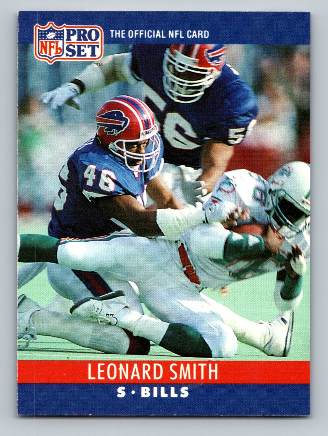 1990 Pro Set #46 Leonard Smith Buffalo Bills | eBay